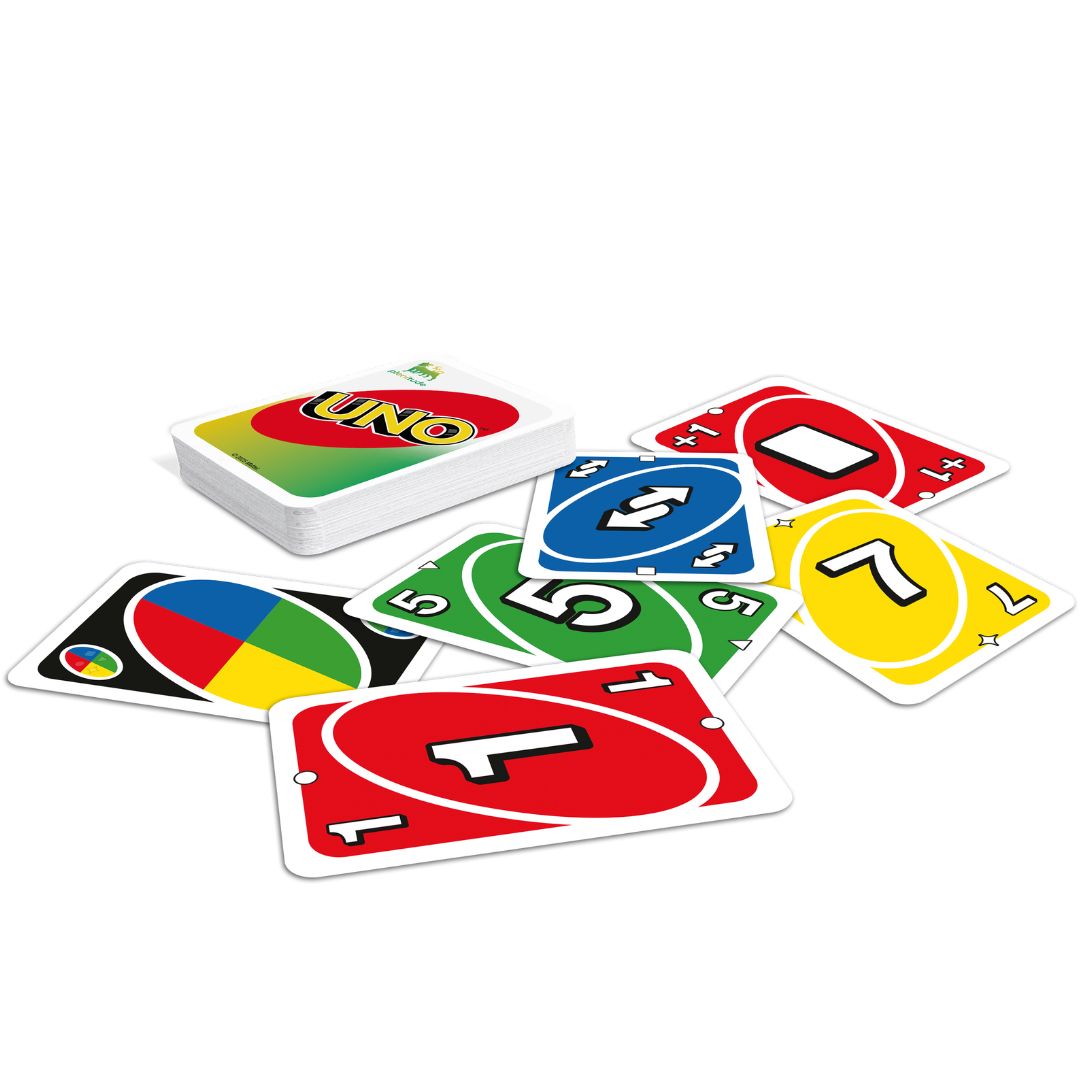 Mazzo di carte UNO™ Pocket e mazzo di carte da Ramino – Gioca Insieme